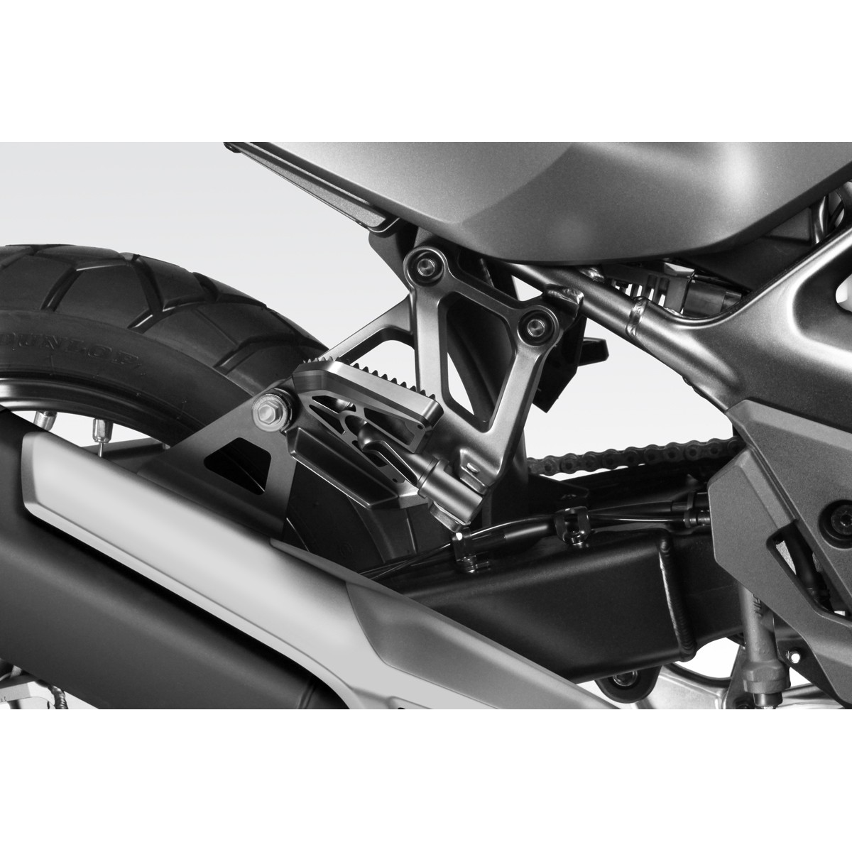 DPM Πατάκια-μαρσπιέ συνεπιβάτη αλουμινίου Honda Transalp 750 2023